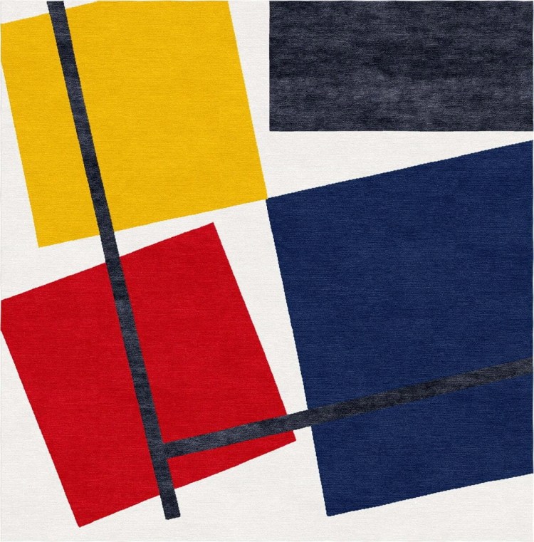 Rug - Theo van Doesburg - Simultaneous Counter Composition
